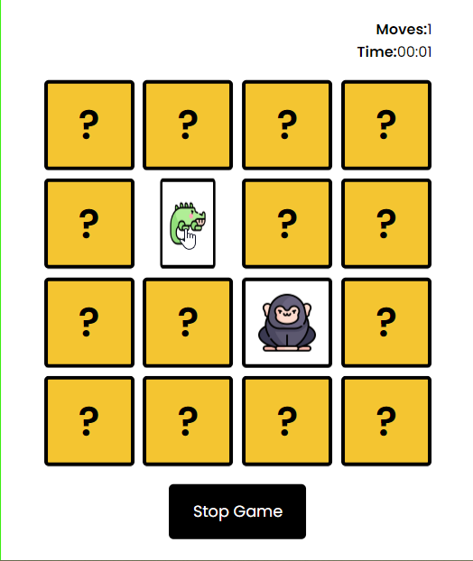 Simple Matching Image Game In Javascript Free Source Code Sourcecodester